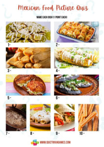 35 Mexican Food Quiz Questions Answers Inc Picture Quiz Quiz | Trivia ...